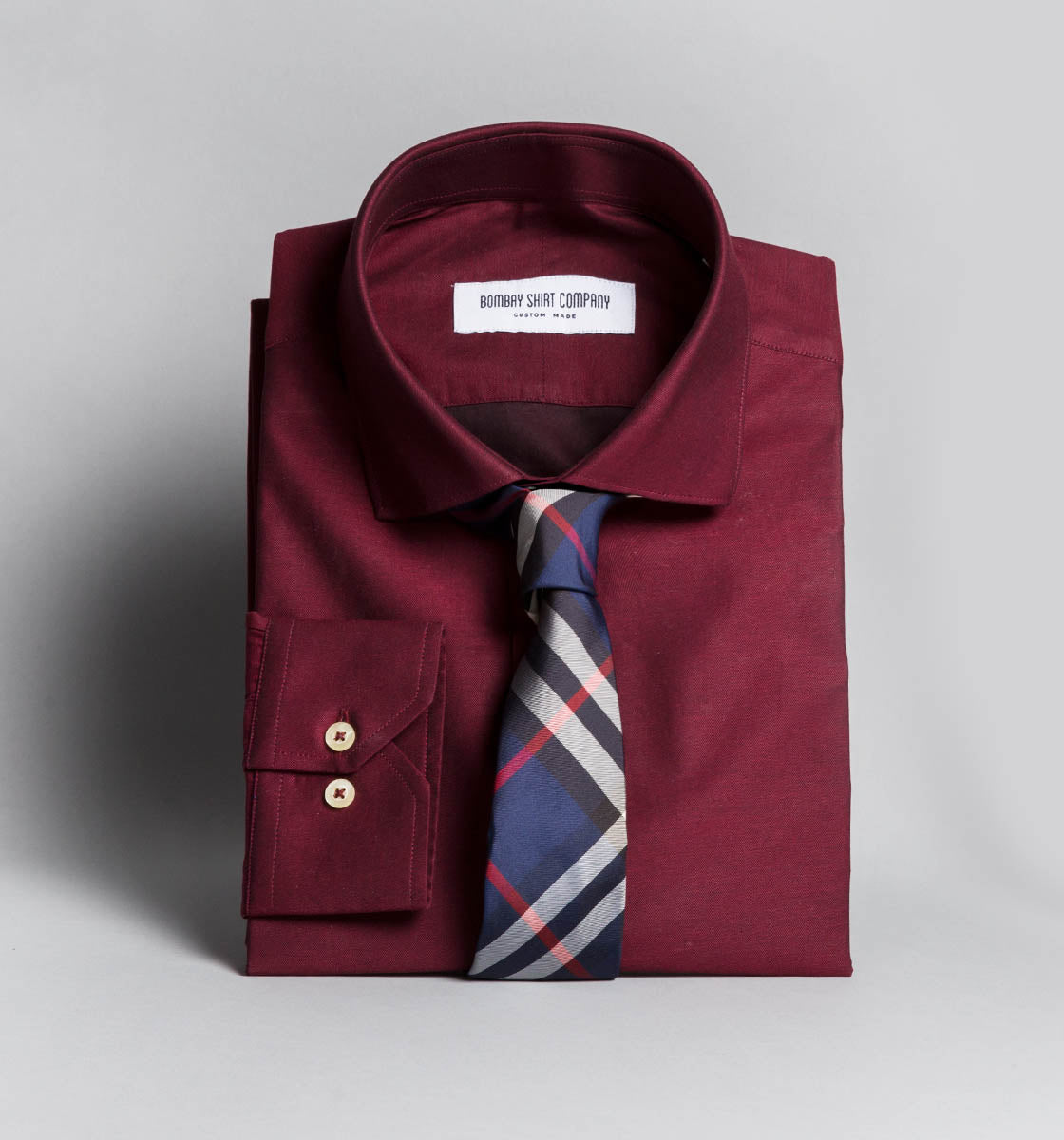 Buy Plain Red Shirt For Men | Men's Red Shirts Online – Bombay Shirt ...